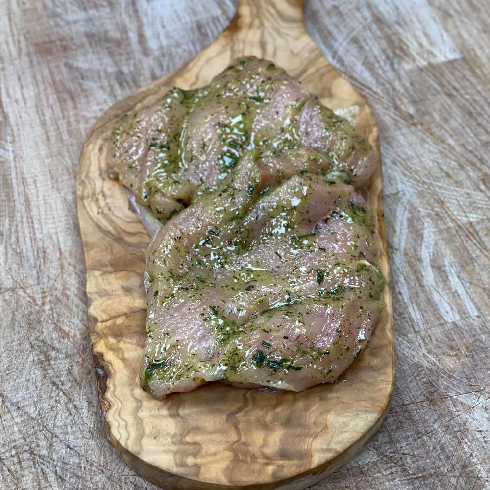 Garlic & Herb Butterfly Chicken Breasts (4 Pack) – Ben's Butchery