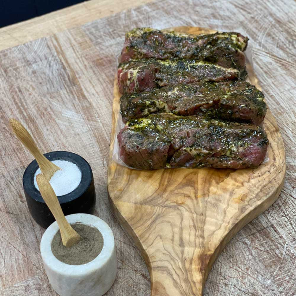 Minted Lamb Steaks (150-200g) – Ben's Butchery